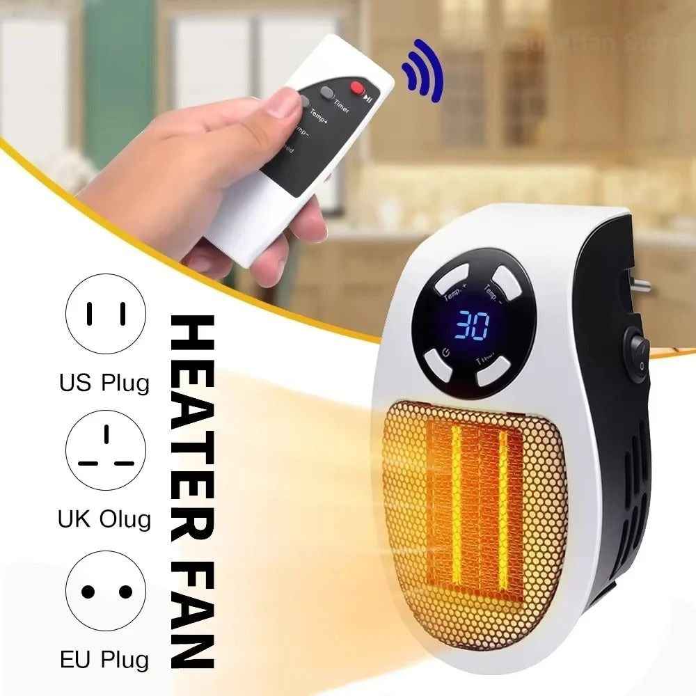 Mini Wall Electric Heater | Compact Energy-Efficient Space Heater with ...