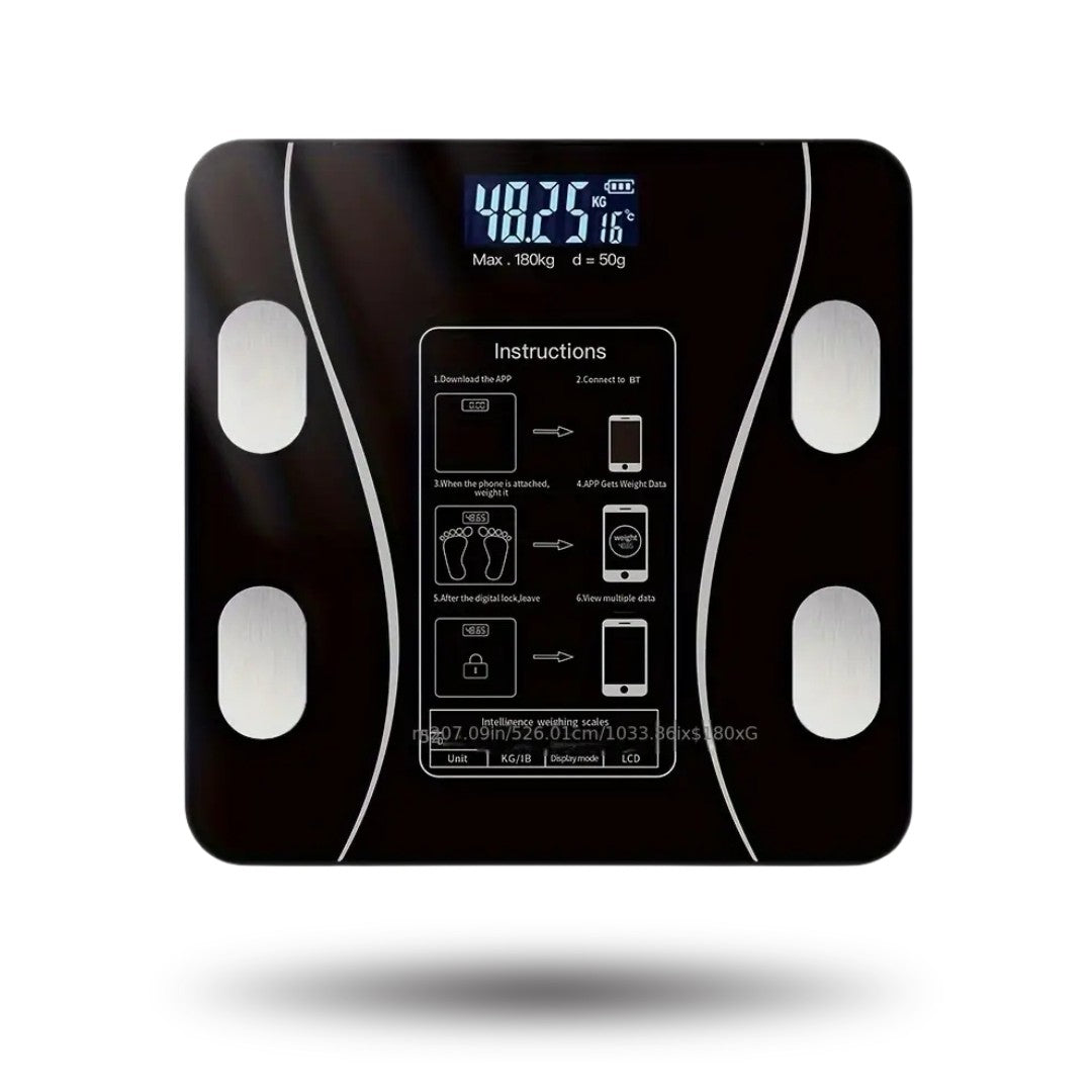 Smart Body Composition Scale | Bluetooth Connectivity with LED Display ...