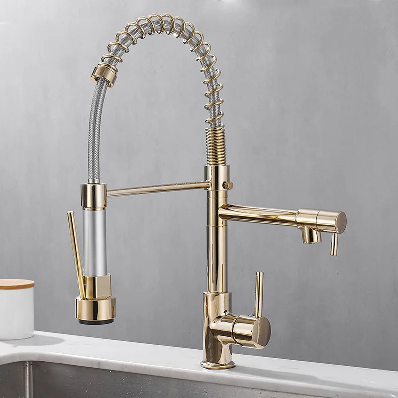 Two-Way Faucet Connector | Compact Dual Outlet for Kitchen Efficiency ...